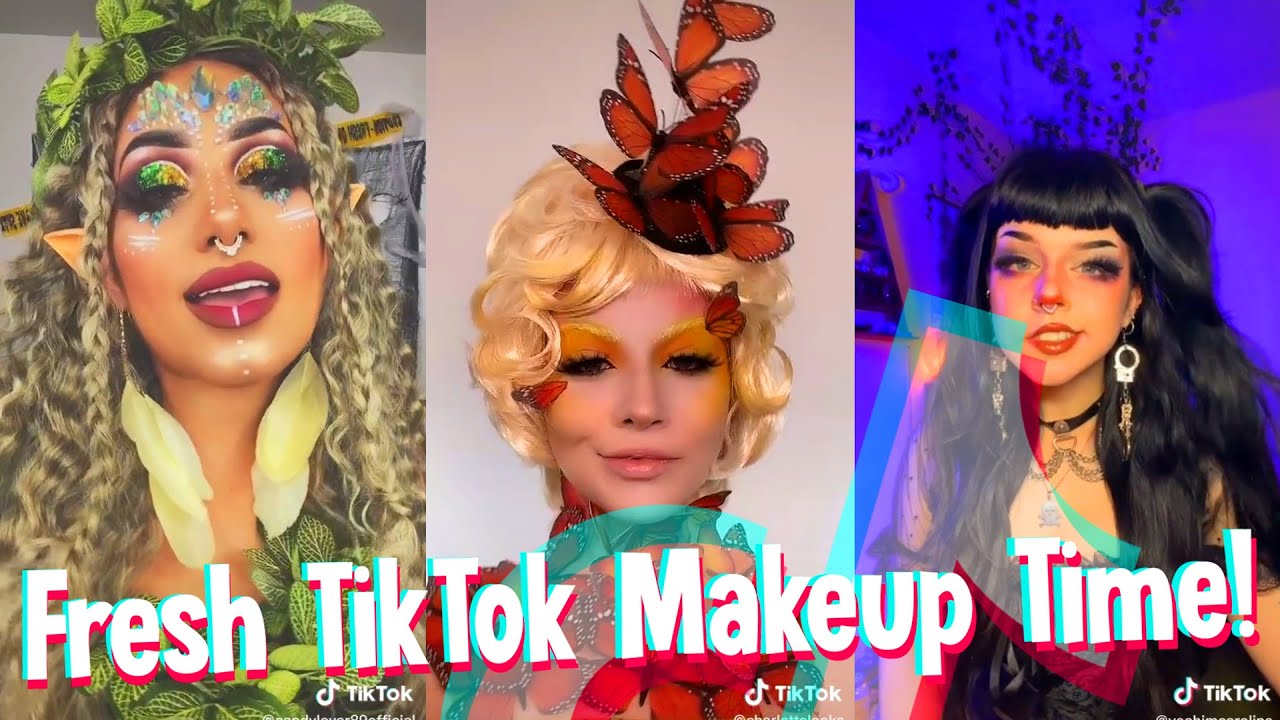 FRESH CRAZY TIKTOK MAKEUP ART #1