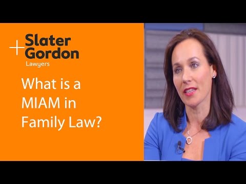What is a Mediation Information Assessment Meeting (MIAM) in Family Law?