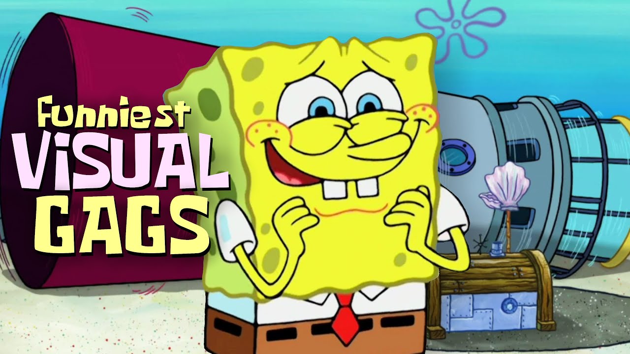 The Funniest Visual Gags in SpongeBob 🤭💛🧽 | SpongeBob SquarePants Video