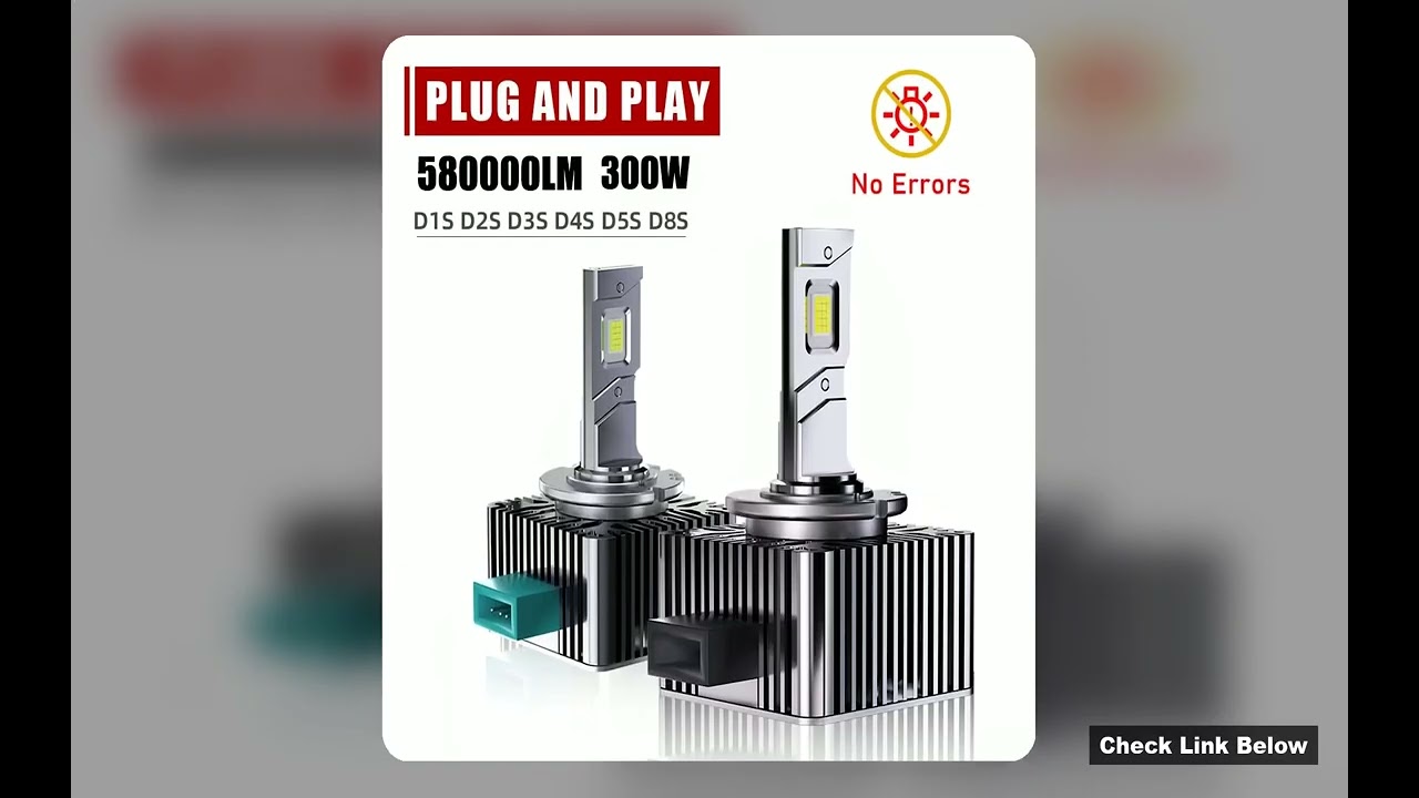 2PCS D1S D3S LED Car Headlights HID Bulbs 300W D2S D4S D8S D2R D4R Lamp Canbus No errors Auto Light