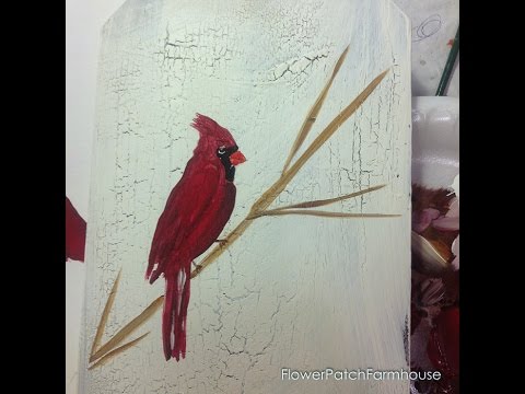 Learn How to Paint a Cardinal bird