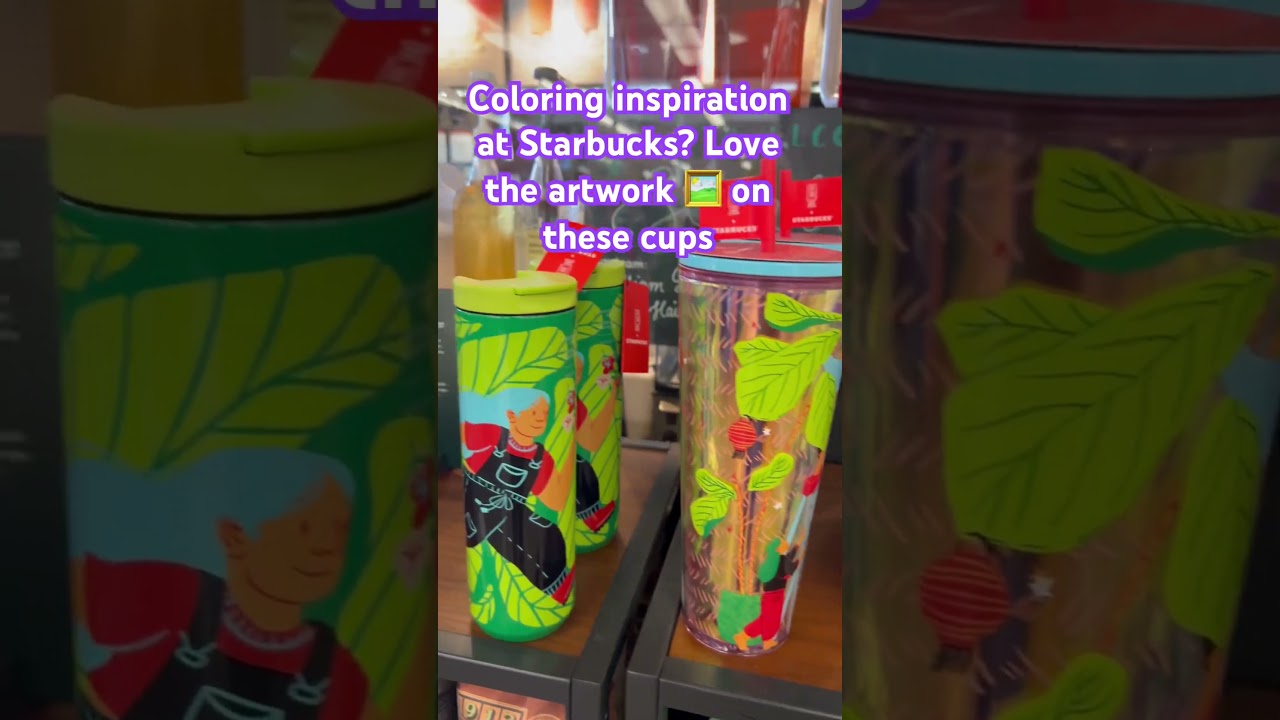 Starbucks finds the best artists! #coloringinspiration #coloringaddict #adultcoloring #starbucksart