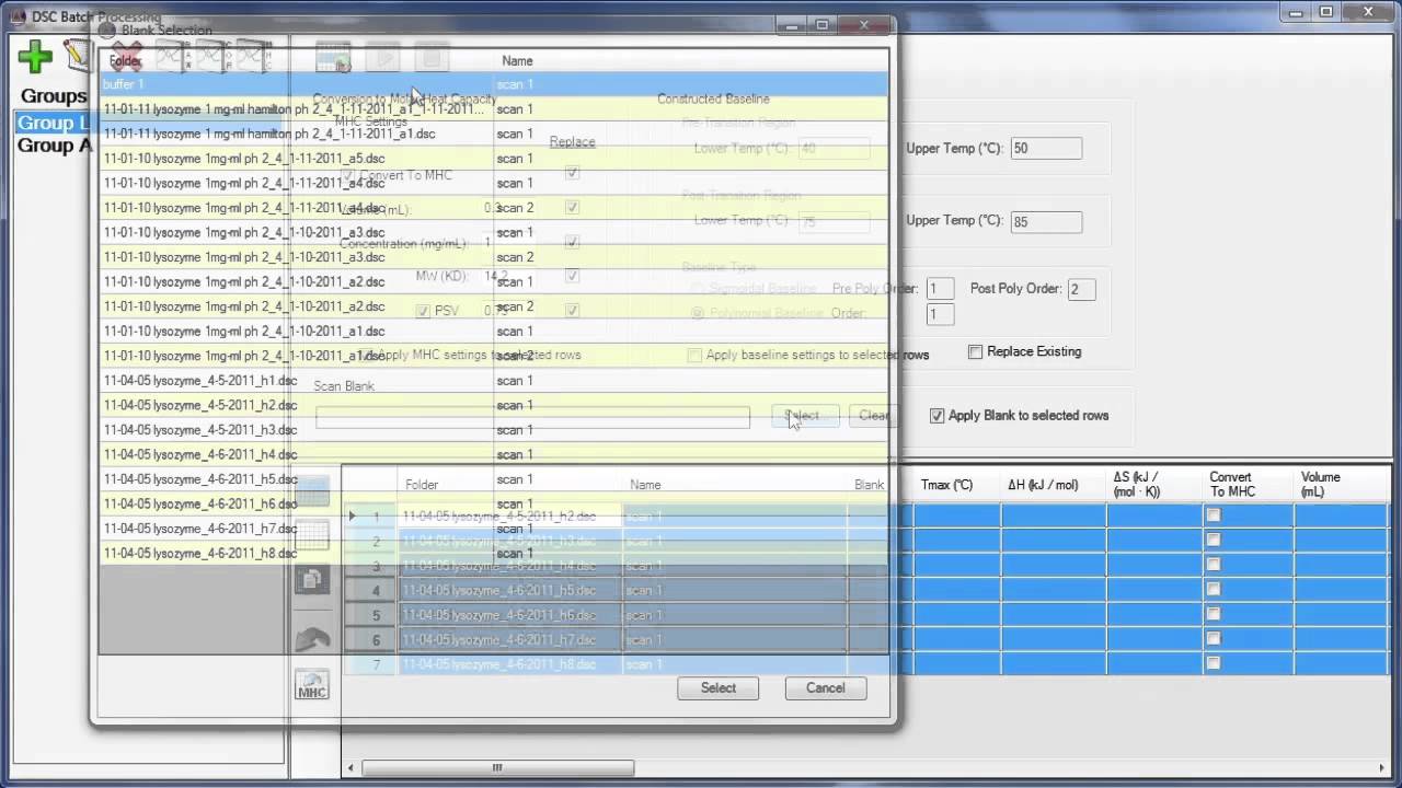 NanoAnalyze - Batch Analysis