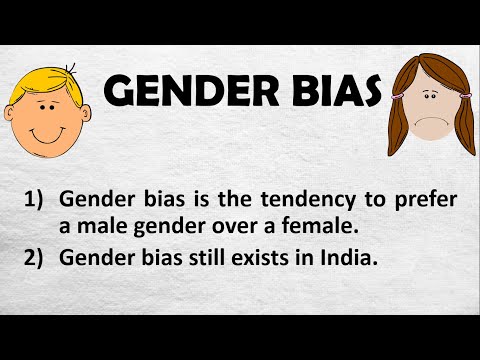 10 Lines on Gender Bias | Essay on Gender Bias | in English | Few Sentences about Gender Bias