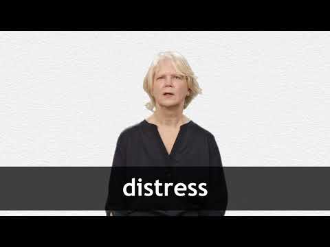 DISTRESS definition and meaning | Collins English Dictionary