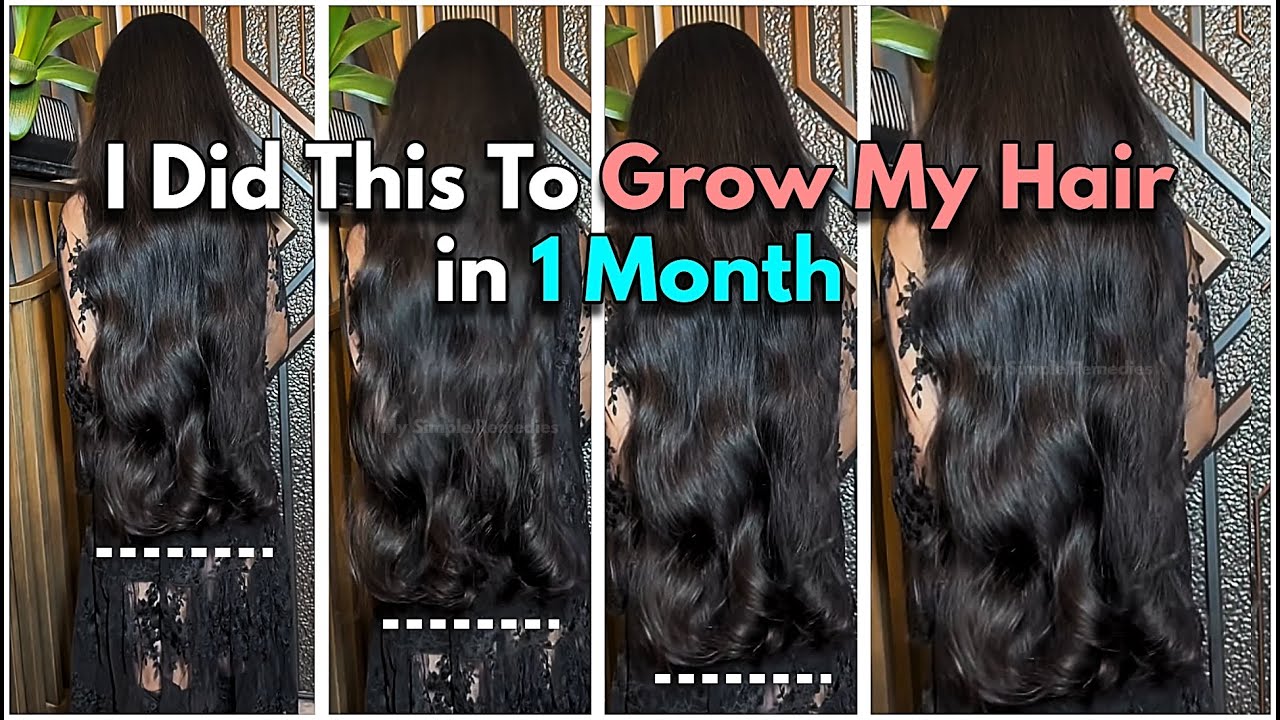 How To Grow Your Hair 3 Inches in 1 Month (Worked For Me) 100% Guaranteed