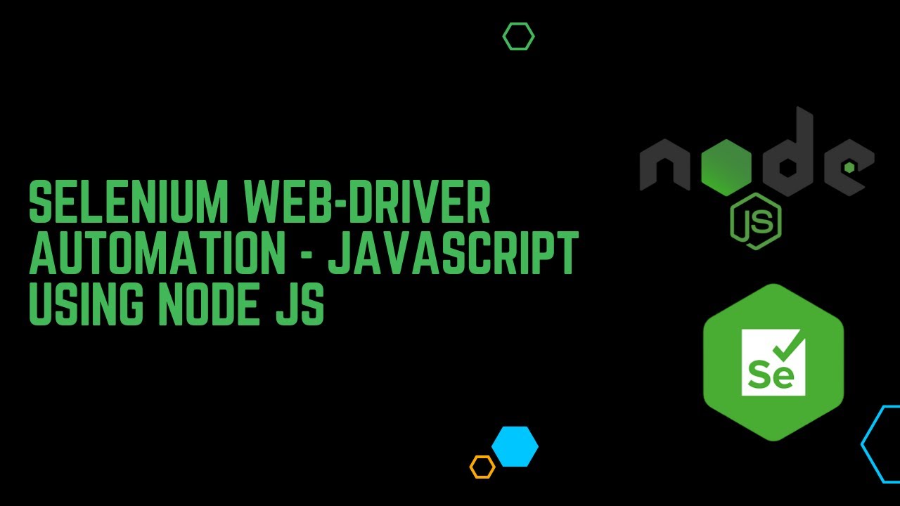 Selenium Web-Driver Automation | JavaScript using Node JS | Tamil | HarshaSelvi