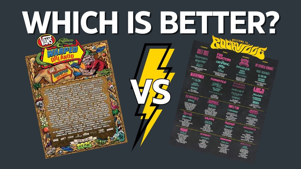 Warped Tour v Welcome To Rockville | Warped Tour Orlando Review & Rockville Lineup Reaction