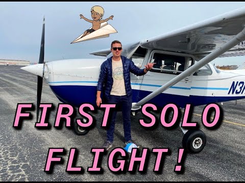 JIMMYS FIRST SOLO FLIGHT | BAY BRIDGE AIRPORT STEVENSVILLE, MD