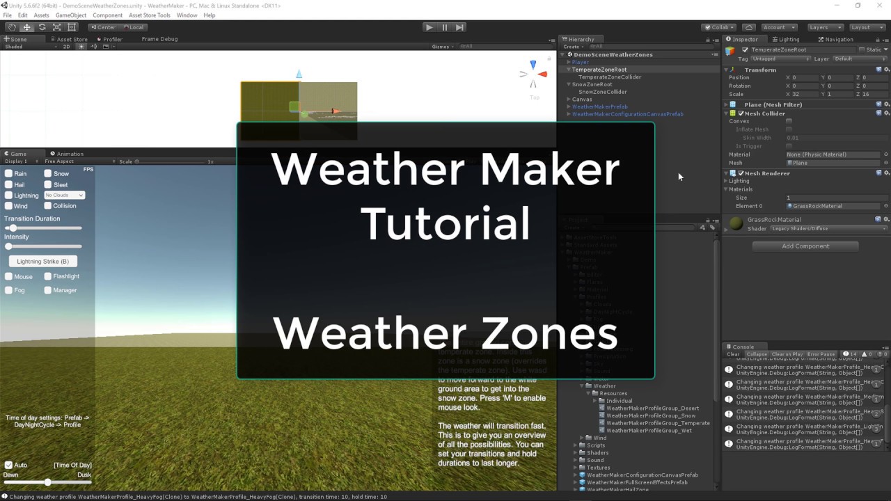 Weather Maker - New Weather Zone Feature Tutorial