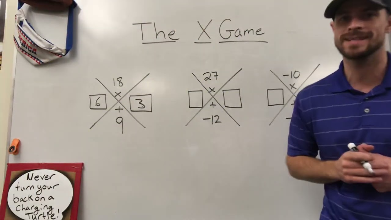 The X Game Fun Factoring Puzzles for the Math Classroom