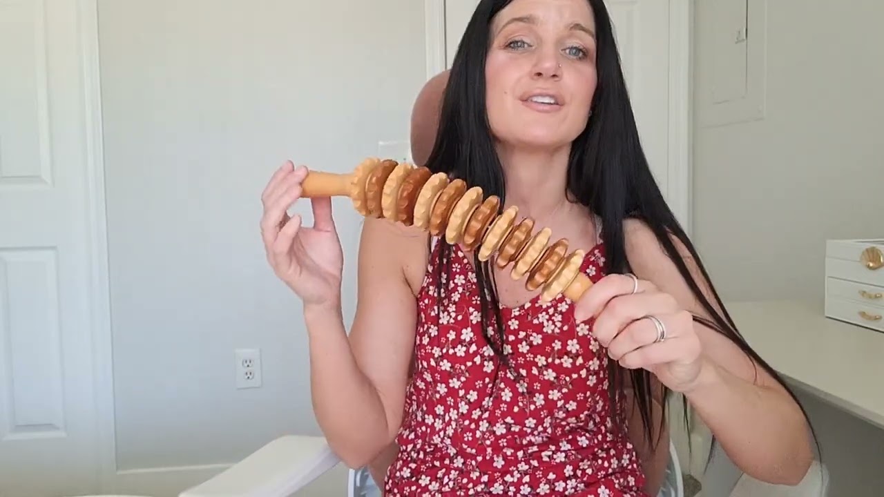  Lymphatic Drainage Wood Roller Review | Deep Tissue Massage Tool- On Amazon 