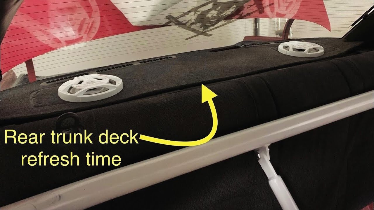 (Project S13 Coupe) DIY rear speaker deck replacement