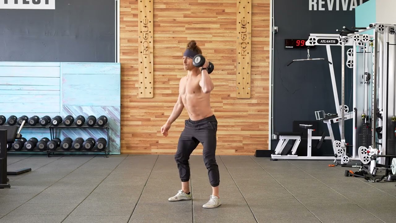 Single Arm Dumbbell Front Squat