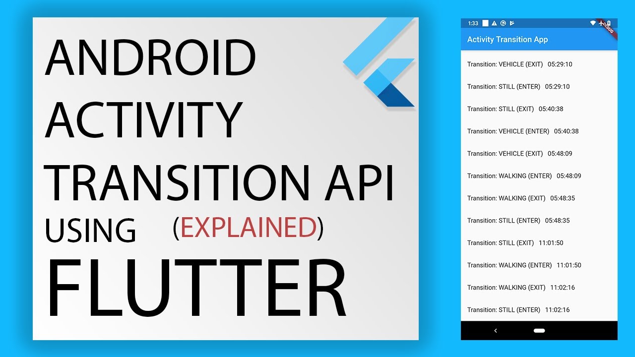 Explained Android Activity Transition Flutter Background Service