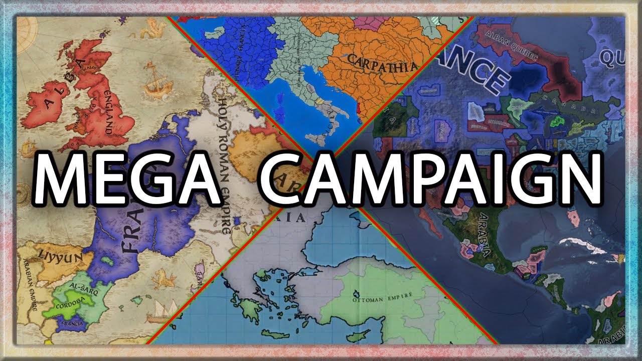 Paradox Mega Campaign across 4 Games - Over 1000 years of Alt-history