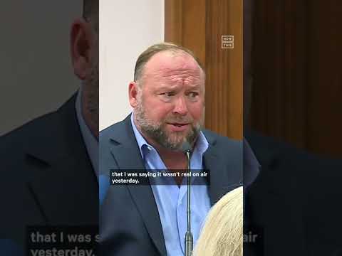Alex Jones Admits Sandy Hook Was '100% Real,' Then Appears to Play the Victim
