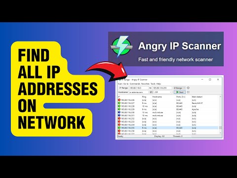 Find all Ip addresses on network | Angry IP Scanner
