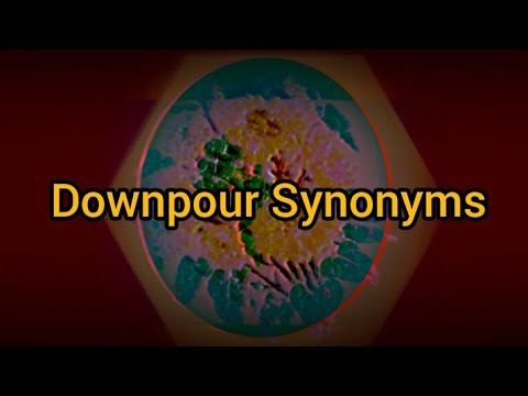 word and Its Synonyms, Video 12, word: Downpour