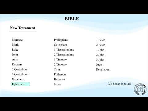PRONOUNCING THE BOOKS OF BIBLE (NEW TESTAMENT) HD