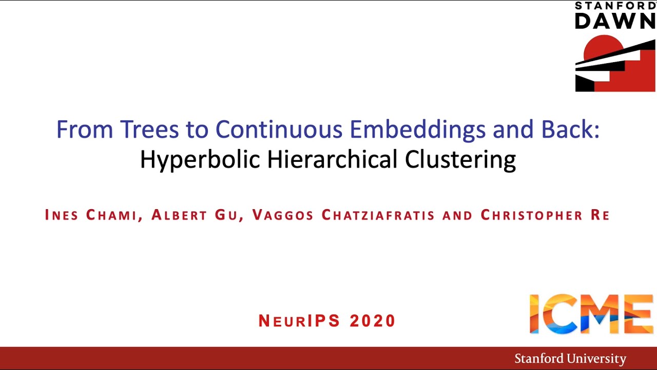HypHC: Hyperbolic Hierarchical Clustering (NeurIPS 2020)