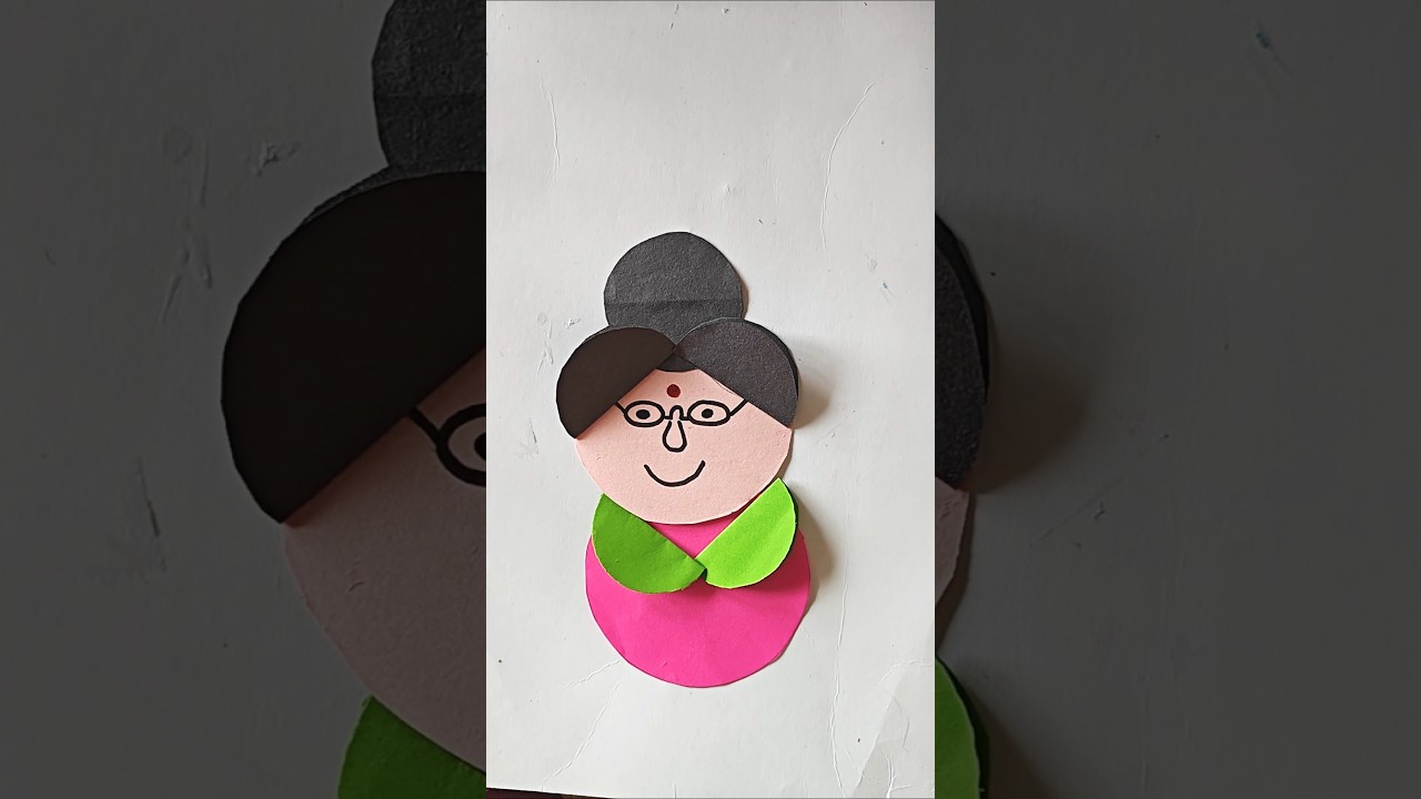 Easy GrandMa Card #grandma #mother #cardmaking #shorts