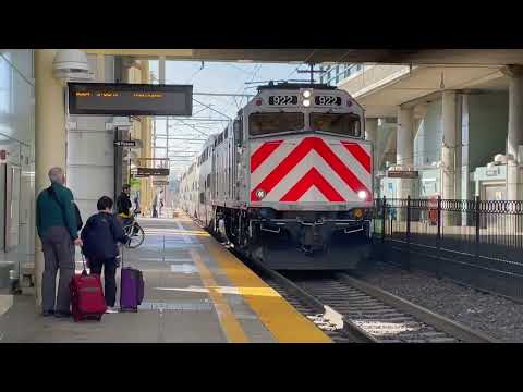 Caltrain Ride from Millbrae to Menlo Park behind F40PH-922 on 4/28/23