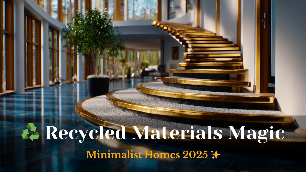 Genius 2025 Minimalist House Ideas Using Recycled Materials for Sustainable Luxury Living