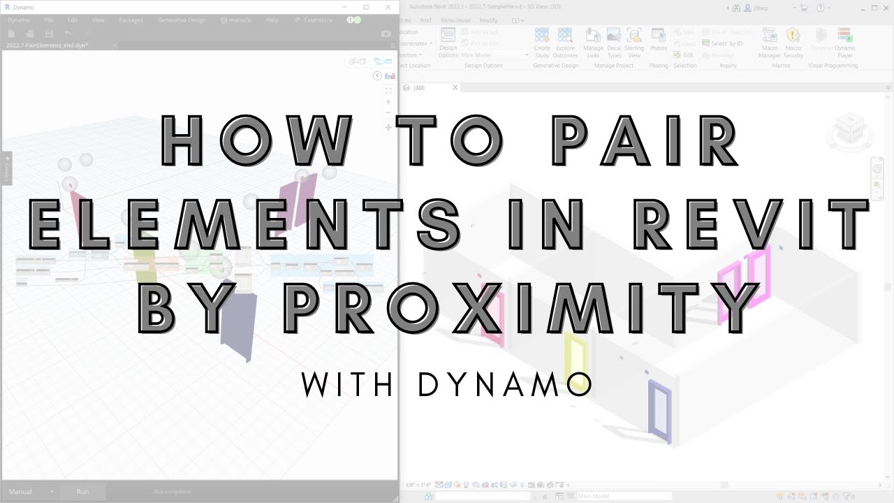 How to Pair Elements in Revit By Proximity with Dynamo