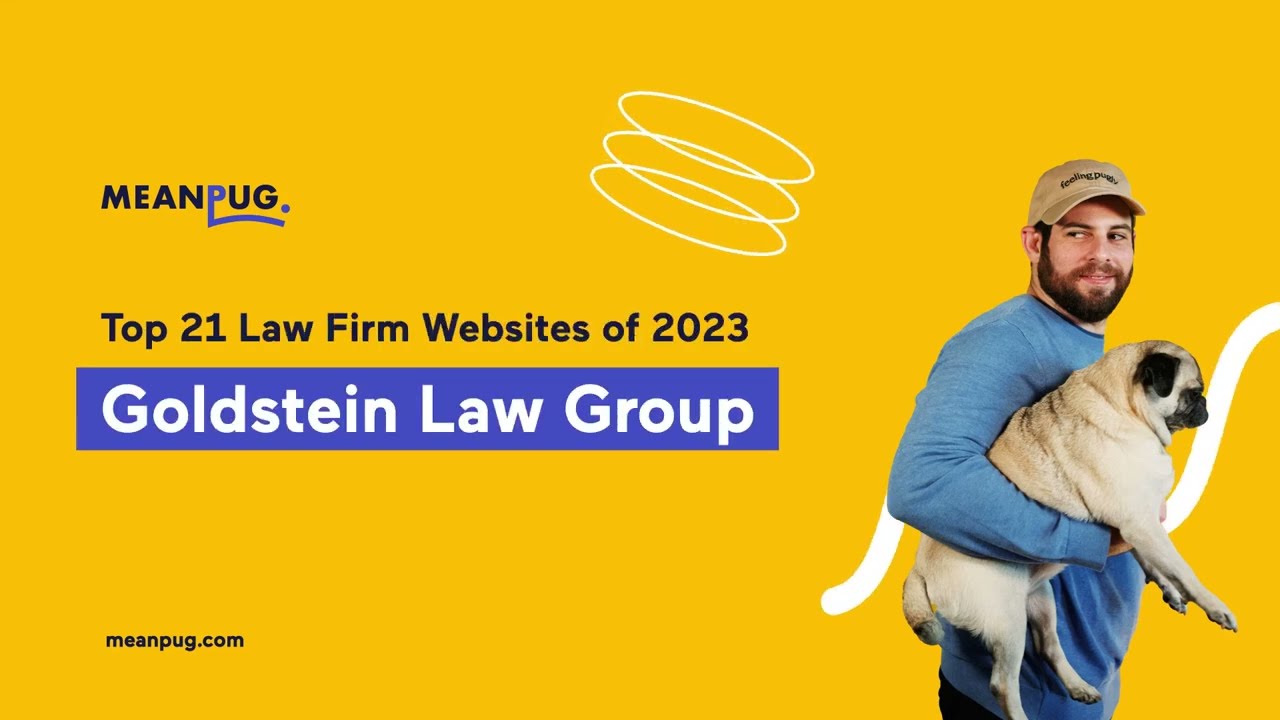 Goldstein Law Group | Top Law Firm Website of 2023 Walkthrough