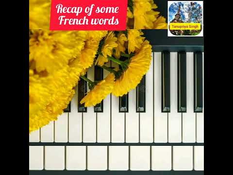 Recap of some French words related to the Melodious life (Citation/quote) video(French-English)
