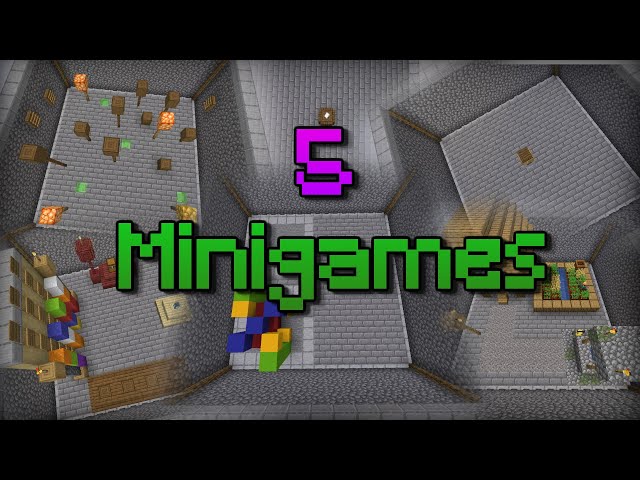 5 Minigames Minecraft Map