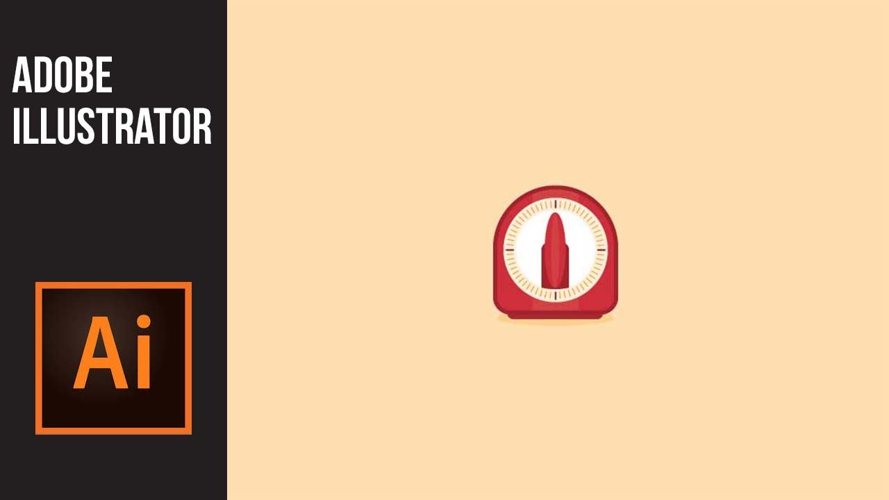 How to Design a Kitchen Timer Adobe Illustrator CC
