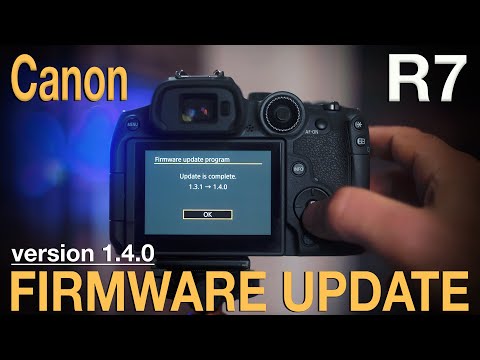 Canon R7: How to update firmware (1.4.0) (5137C002)