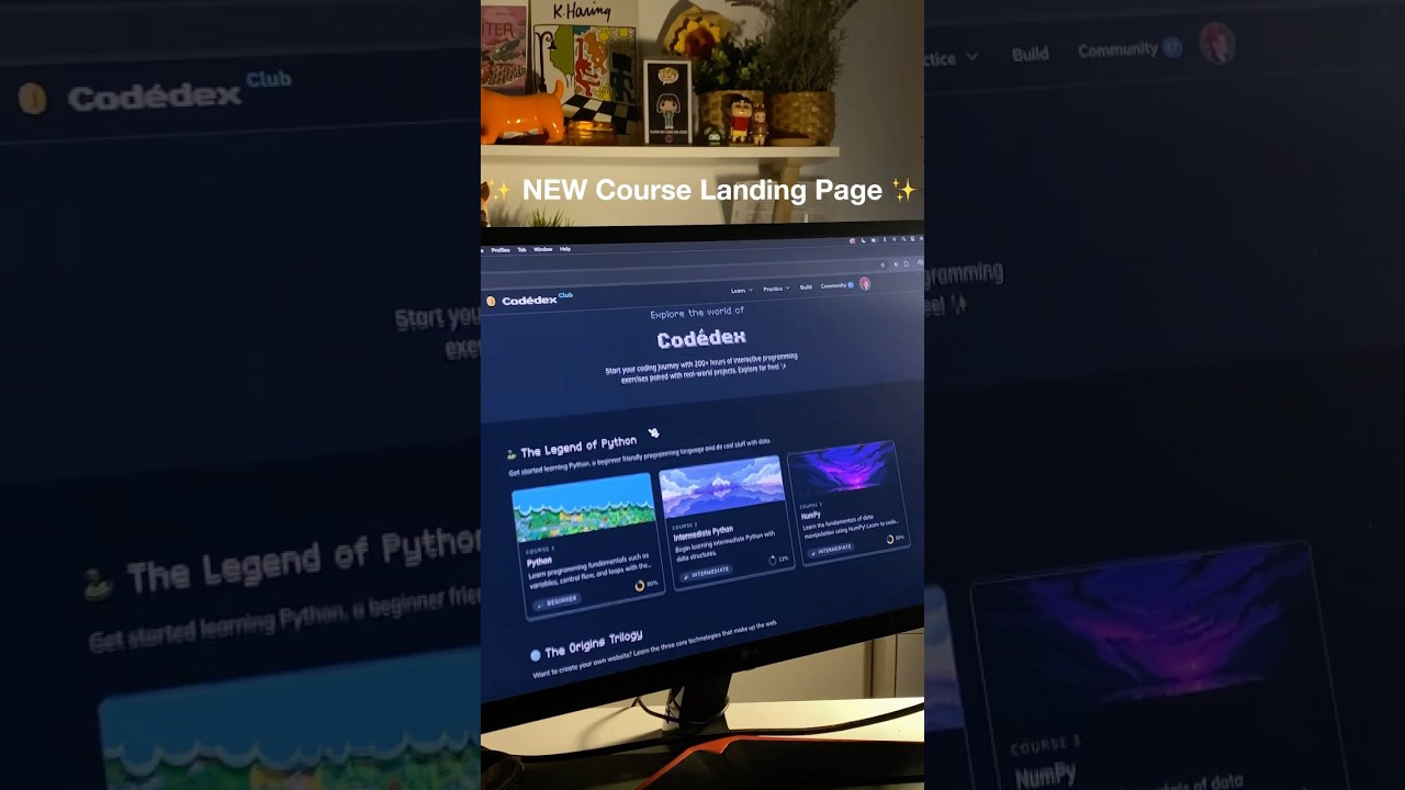 ✨ NEW Course Catalog and Landing Page ✨
