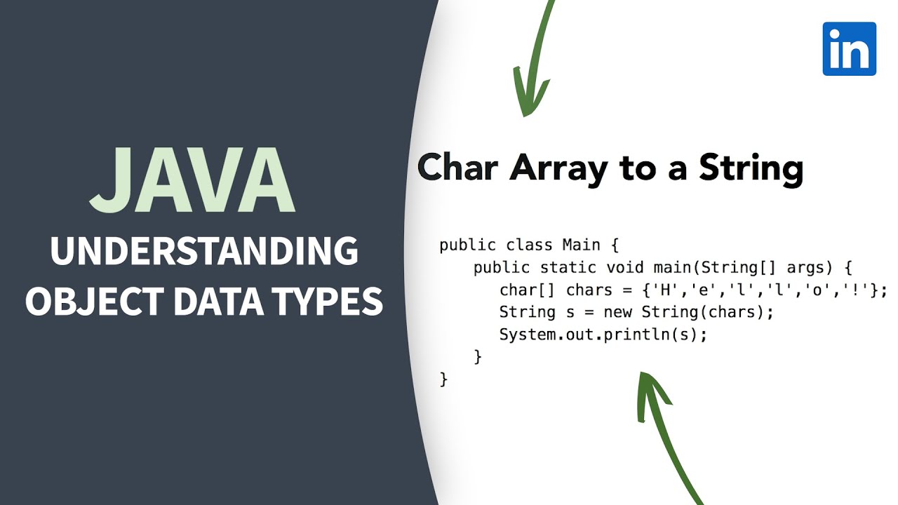 Java Tutorial - Understanding object data types