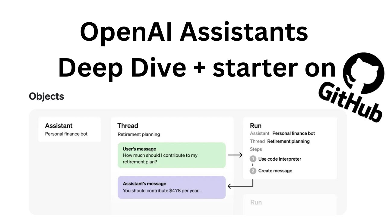 Deep dive OpenAI Assistants + starter project on GitHub