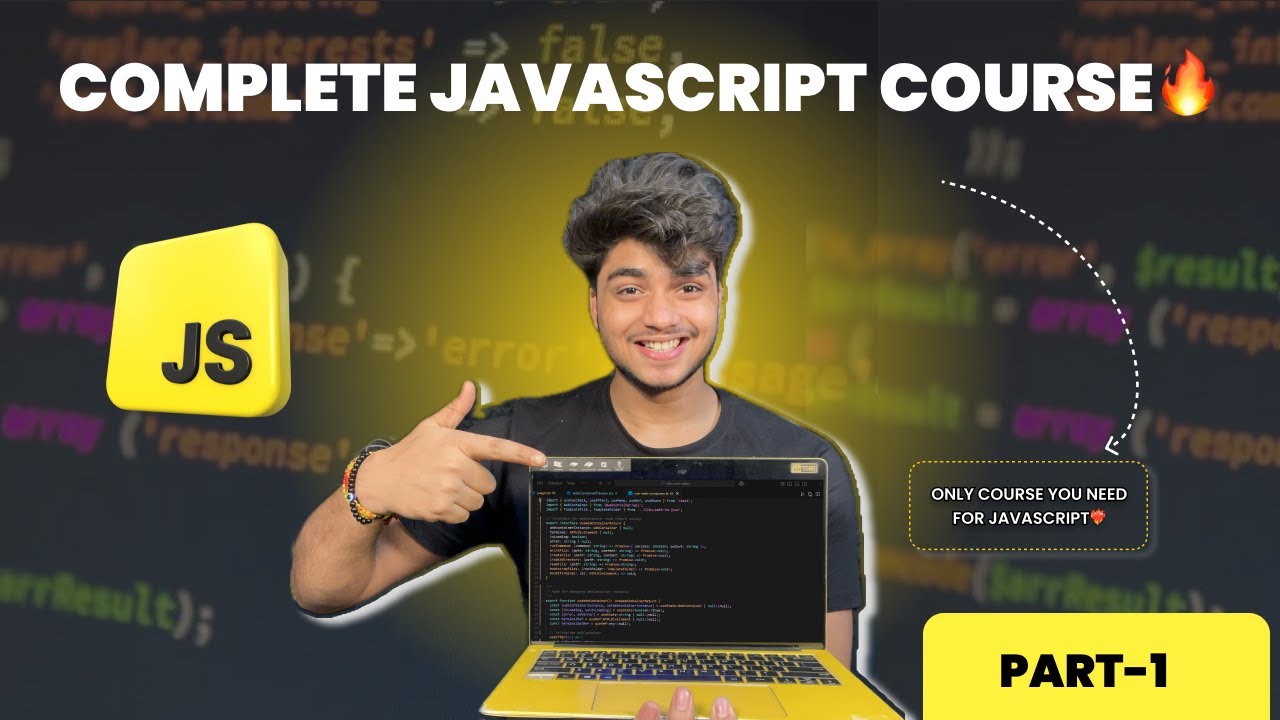JavaScript Tutorial For Beginners in Hindi | Complete JavaScript Course | Part-1 🔥