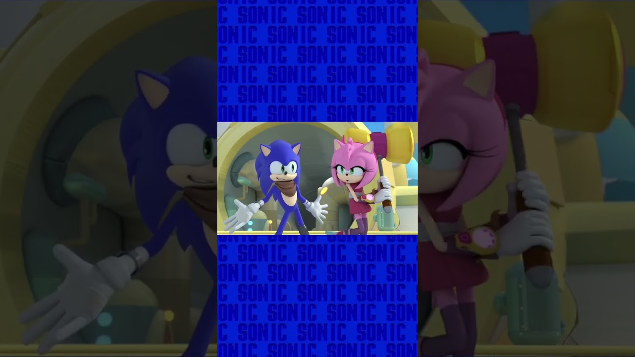 Sonic and Amy Flirting (Sonic Boom) #Sonic #SonictheHedgehog #SonicBoom
