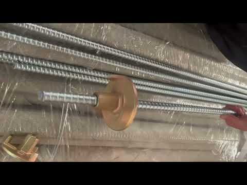 formwork tie rod and nuts