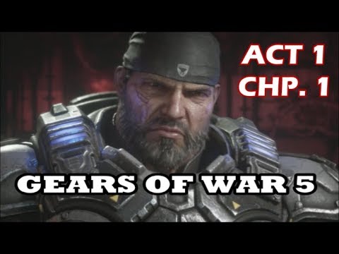 Gears of War 5 - Act 1 Chp. 1 Story Parts (Cutscenes & In-Game Dialogue)