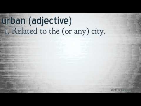 urban - definition