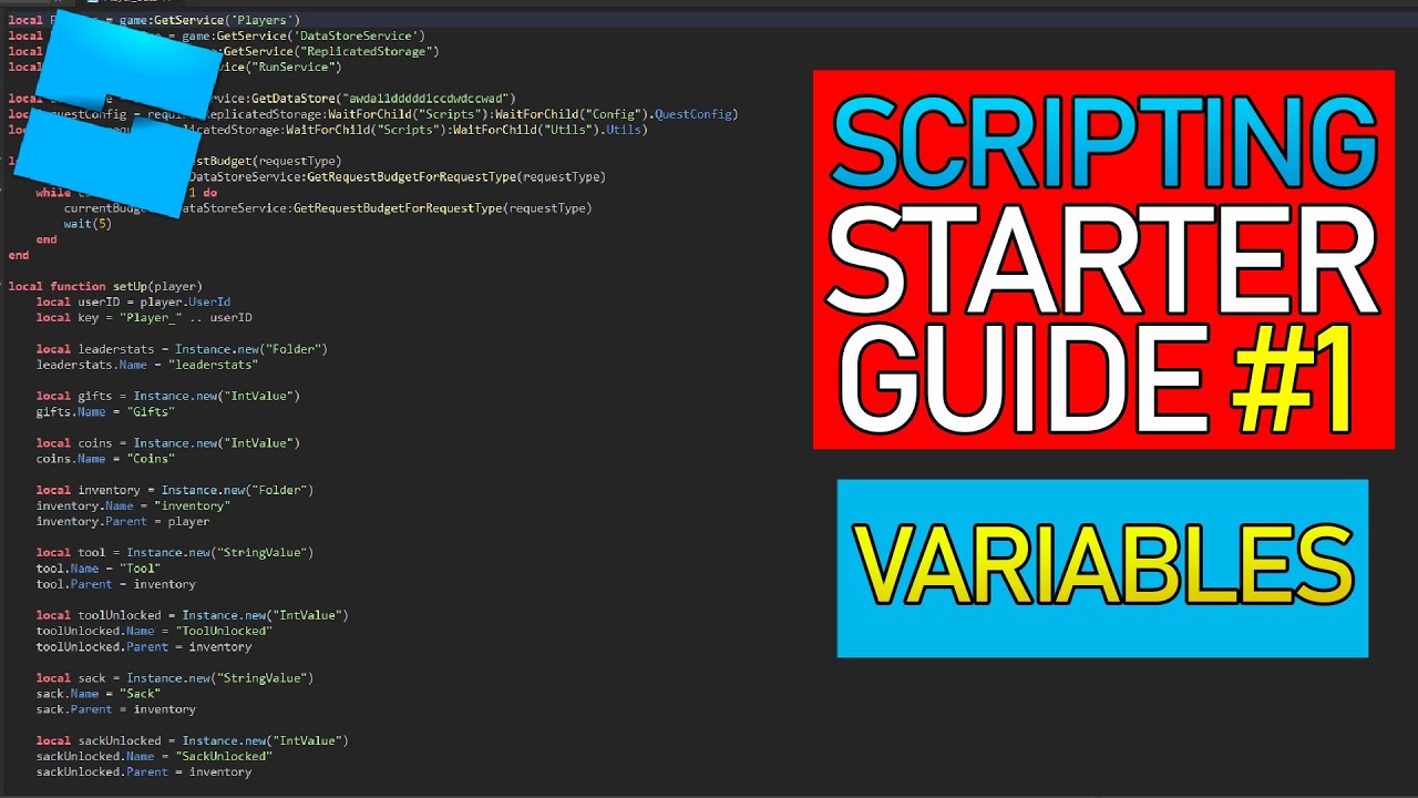 Variables! Roblox Scripting Starter Guide Ep 1