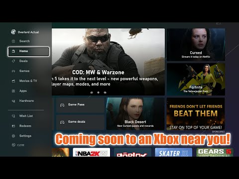 [4K] New Microsoft Store for Xbox Preview