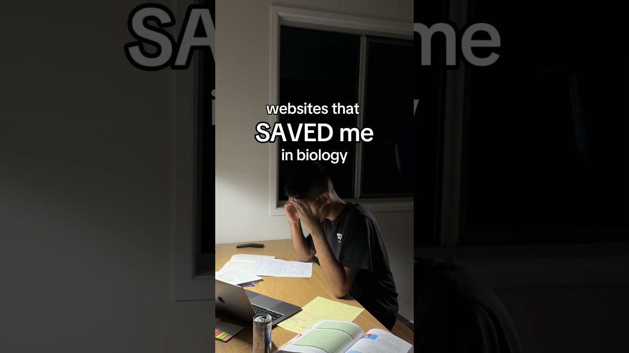 📚 SAVE these crazy biology study websites (read comments)