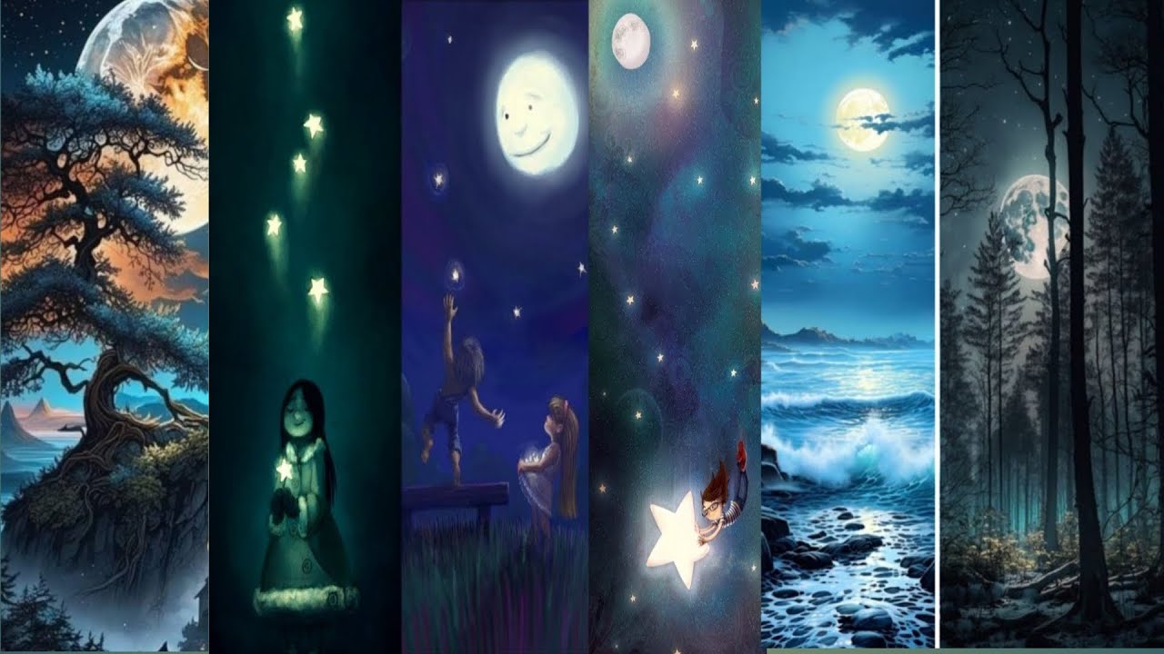 4K MOONSHINE MOBILE WALLPAPER | ATTRACTIVE MOON BACKGROUND IMAGES | NEW NIGHT WALLPAPERS