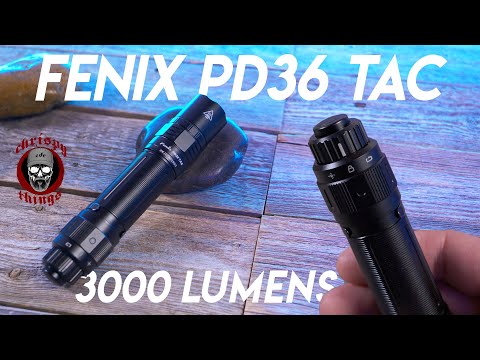 Fenix PD36 TAC | A 3000 lumen flashlight with a rotary switch!