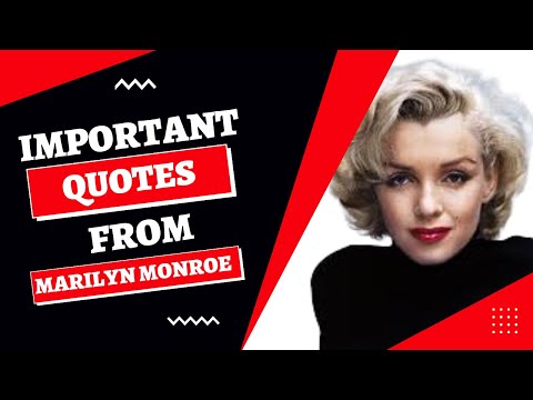 Marilyn Monroe’s Quotes that every girl needs to know!
