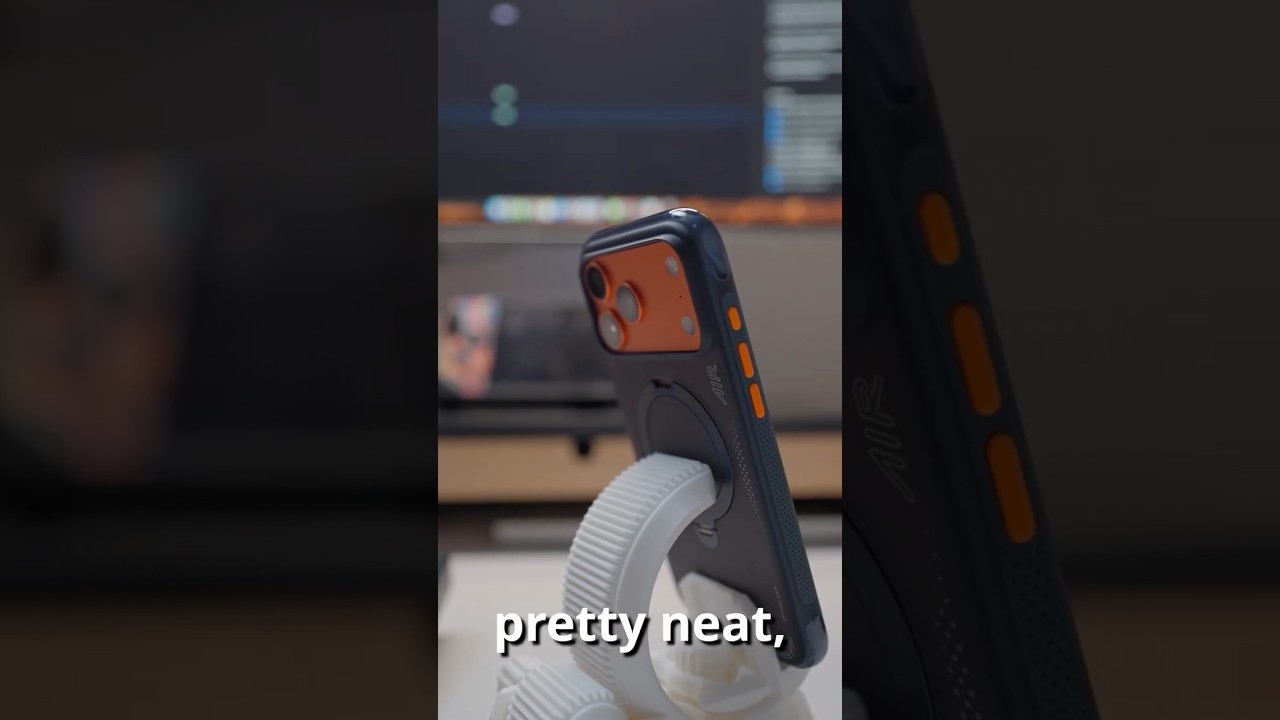 This case has Airbags 😮…Torras Q3 Air is beauty with muscles #iphone17promax #iphonecase #torras