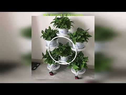Latest Products You Must Know! Durable Plant Stand with Multi-Tier Staggered Design, Wheels for